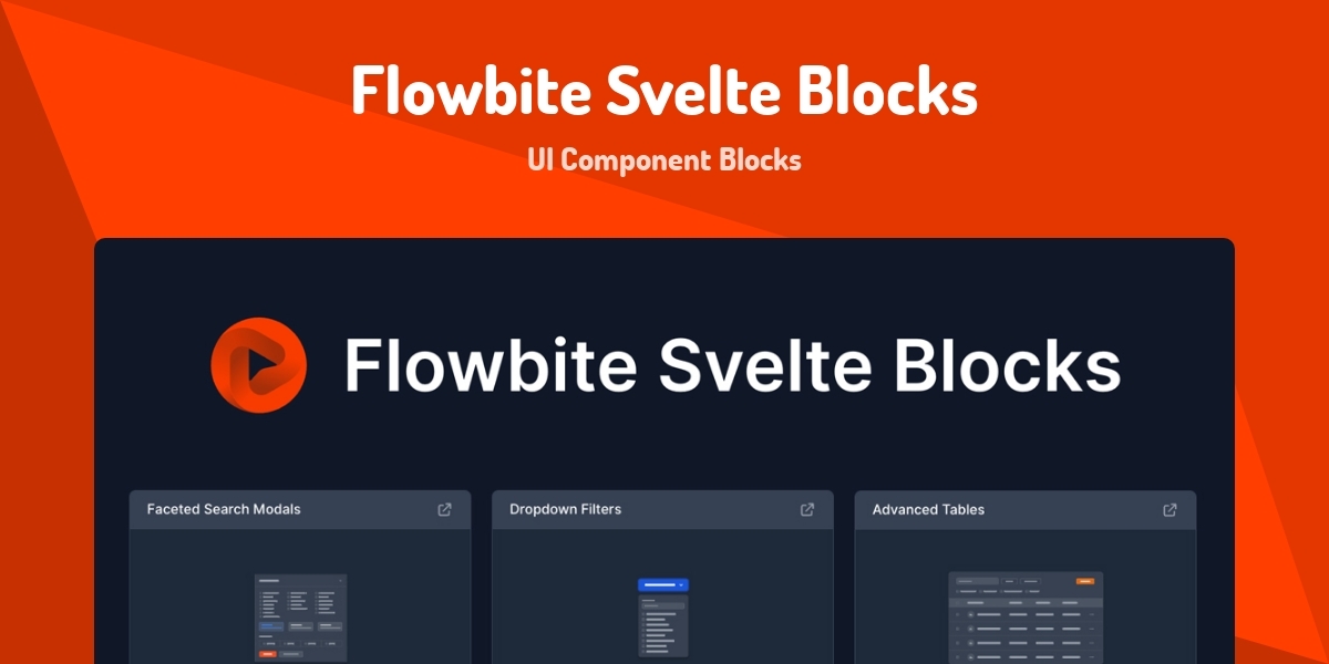 Flowbite Svelte Blocks Ui Component Blocks Made With Svelte 3592